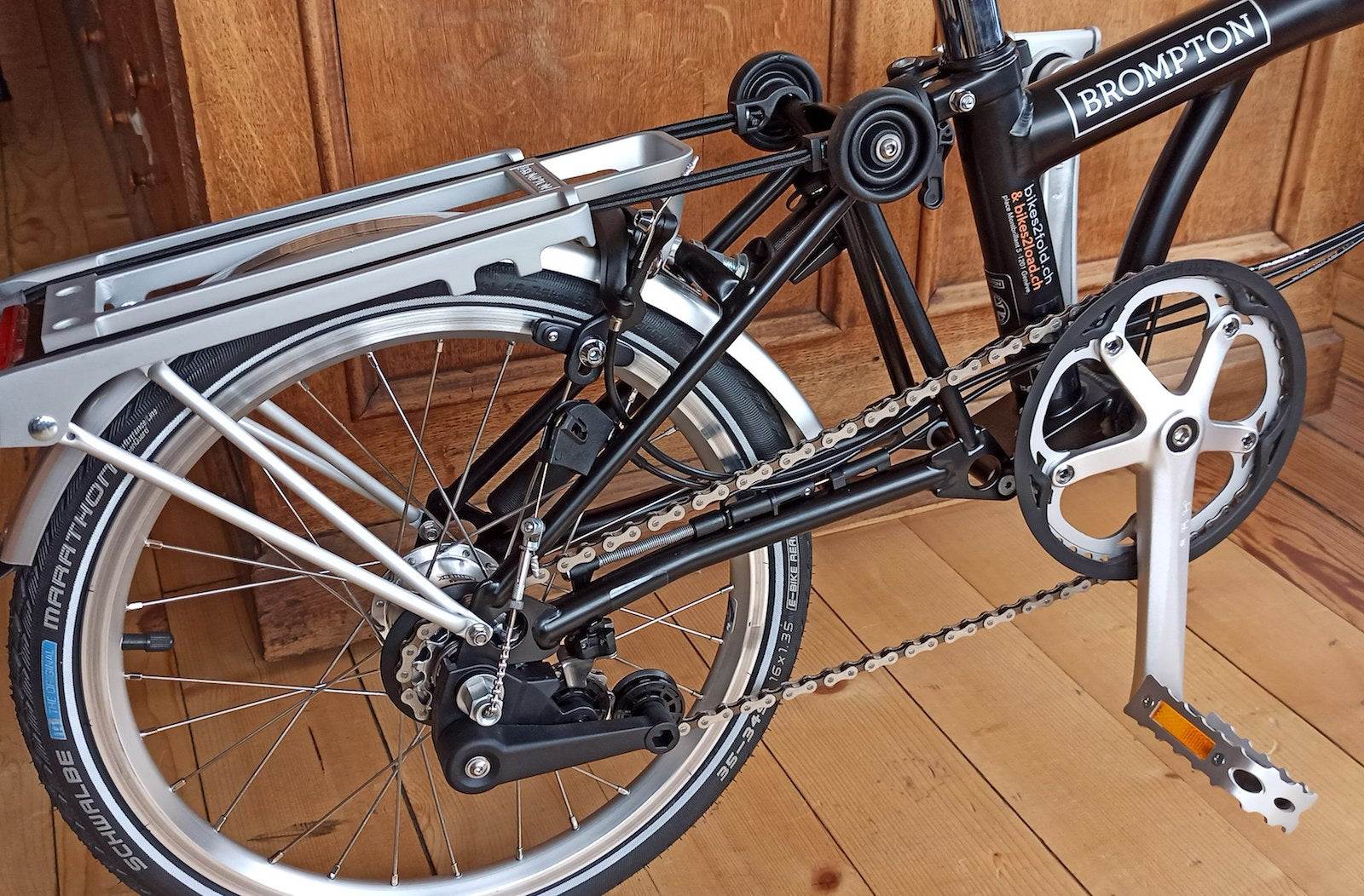 Brompton H6R, Black, 6 speed, H handlebar – bikes2fold.ch